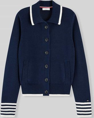 Tommy Hilfiger Relaxed Fit Strickjacke aus reiner Baumwolle