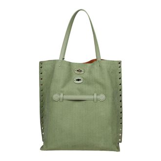 Zanellato Amoretto M Leder Tote Bag - - Bags - Damen - Gr&uuml;n - ONE SIZE