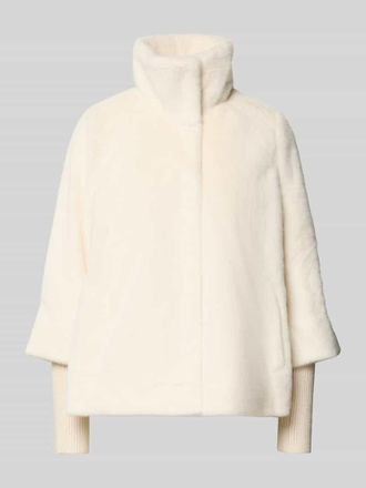 Zero Jacke aus Kunstfell mit Stehkragen