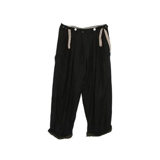 Ziggy Chen Homme, Pantalons, Noir, Taille: L Pantalon &agrave; Bretelles Amovibles