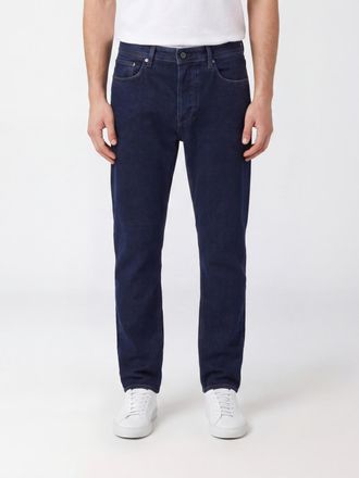 Stone Island Jean skinny &agrave; cinq poches en denim de coton bleu