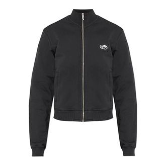 Diesel Femme, Sweatshirts et sweats &agrave; capuche, Noir, Taille: 44 FR F-Flacin-Od SweaT-shirt