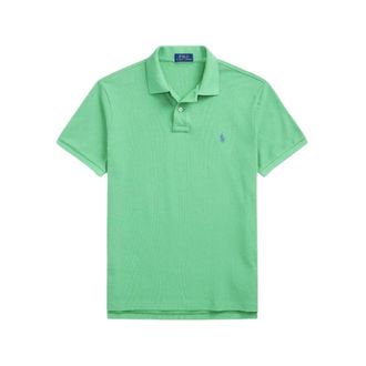 Polo Ralph Lauren Custom Slim Fit Mesh Polo Shirt - - Tops - Herren - Gr&uuml;n - S