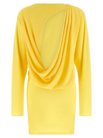 Jacquemus Womens Bicolor Viscose Short Dress
