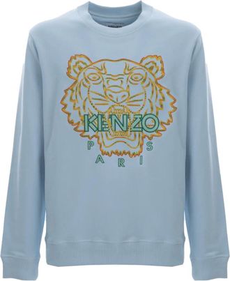 Kenzo Homme, Sweatshirts et sweats &agrave; capuche, Bleu, Taille: S Tiger Original SweaT-shirt