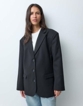 Asos blazer oversize ajust&eacute; noir