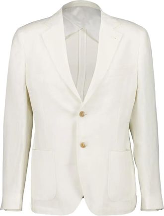 Frescobol Carioca blazer en lin - Blanc