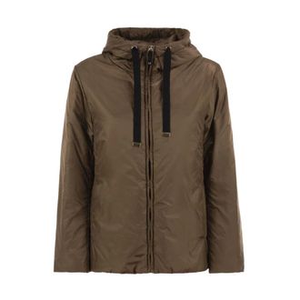 Max Mara Giacca imbottita con cappuccio e coulisse - - Jackets - Damen - Braun - M