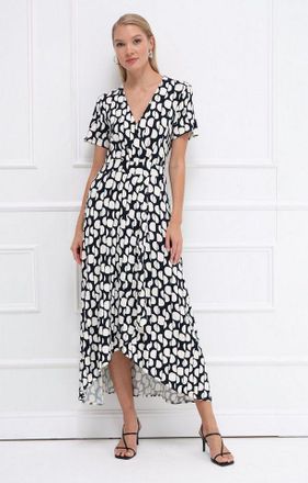 Passioni Midikleid im Wickelstil