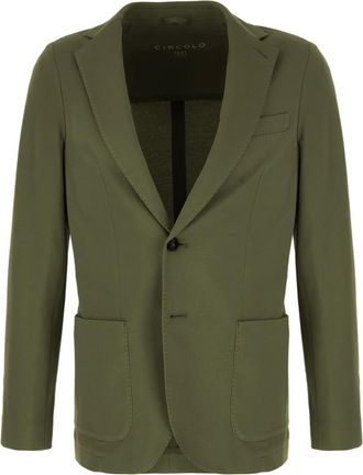 Circolo 1901 Homme, Vestes, Vert, Taille: S Veste Basique Premium
