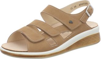 Finn Comfort FINNCO Pinto Damen Sandale braun tan Nubukleder