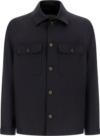 Corneliani Technische Stretch-Wolljacke - - Jackets - Herren - Blau - M