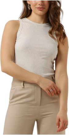 Notre-V Nv-Dribbel Top - - Tops - Damen - Beige - 2XL