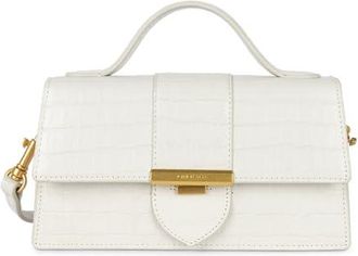 Lancaster Lancaster Croco ILY, Sac &agrave; Main Mixte, &Eacute;cru