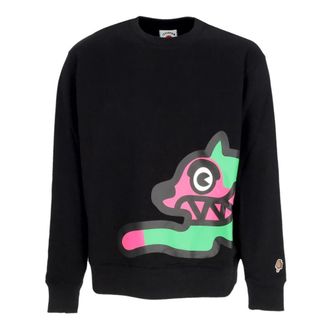 Icecream Schwarzer Running Dog Sweatshirt Crewneck - - Sweatshirts & Hoodies - Herren - Schwarzk - M