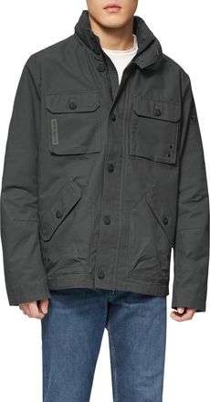 s.Oliver Jacke im Utility-Stil mit Kapuze im Kragen