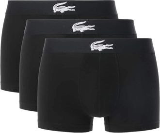 Lacoste Homme, Sous-v&ecirc;tements, Noir, Taille: L Tripack Boxers en Coton Stretch