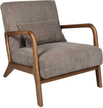 Paris Prix Fauteuil C&ocirc;tel&eacute; Design Scott 75cm Taupe