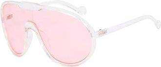 Generic Lunettes De Soleil Dextérieur À Grande Monture For Hommes Et Femmes(Pink)