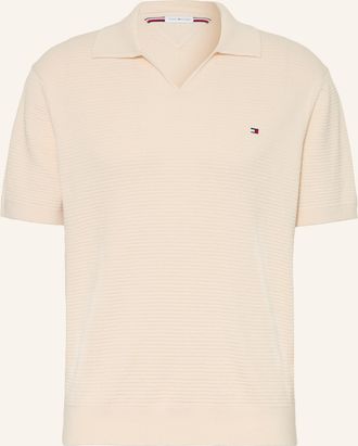 Tommy Hilfiger Strick-Poloshirt weiss