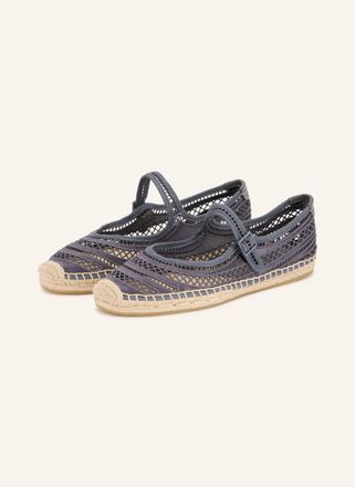 Tory Burch Tory Burch Mary-Jane-Ballerinas blau