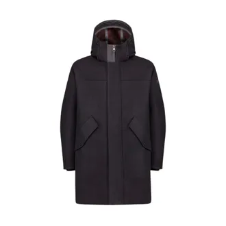 People of Shibuya Homme, Manteaux, Noir, Taille: M Parka