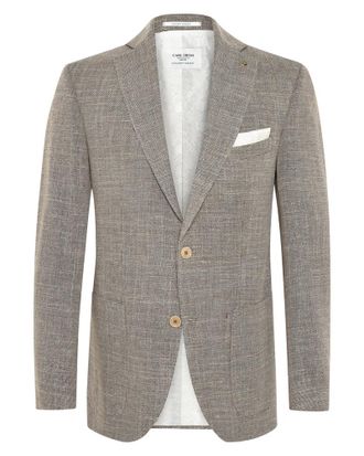 Carl Gross Strukturiertes Sakko mit Stretch und Leinen, 24/7 Flex, Modern Fit in