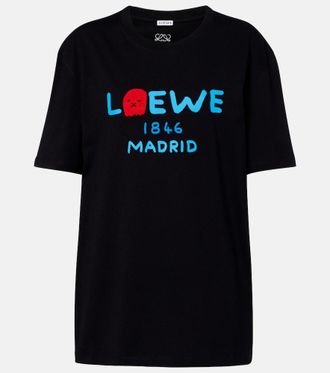Loewe T-Shirt aus Baumwoll-Jersey mit Logo