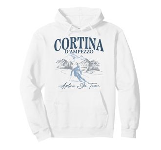 Trendy Apparel Cortina DAmpezzo Alpine Ski Team Skier Pullover Hoodie