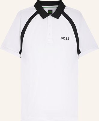 HUGO BOSS Funktions-Poloshirt Toc weiss