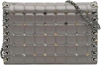 Chanel Sac bandouli&egrave;re vintage doccasion - Femme - Pre-owned - Gris - Taille: ONE Size