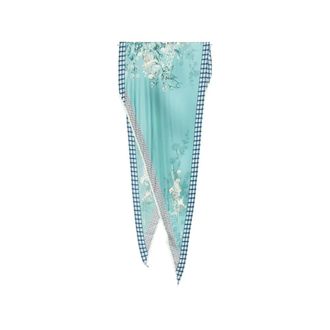 Seventy Femme, Accessoires, Vert, Taille: ONE Size Silky Scarf