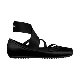 Dior Schwarze Ballett Flache Elastikband - - Shoes - Damen - Schwarzk - 39 EU