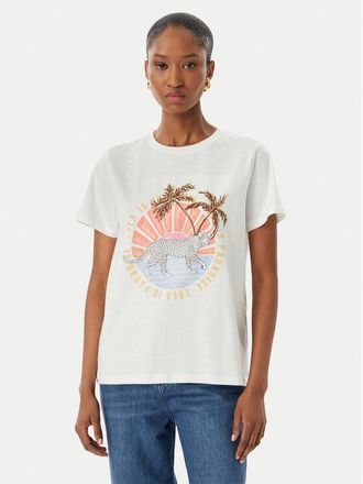 Lola Casademunt T-Shirt LS2615019 Wei&szlig; Regular Fit