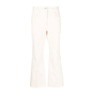 Jil Sander Femme, Pantalons, Beige, Taille: 38 FR Pantalon Corsaire