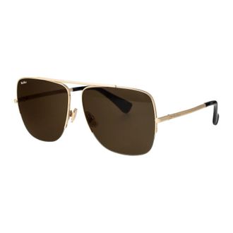 Max Mara Stylische Sonnenbrille - - Accessories - Damen - Gelb - 59 MM