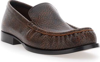 Dries Van Noten Calf Leather Loafer - Brown