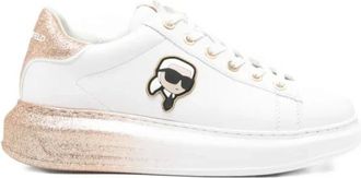 Karl Lagerfeld Femme, Chaussures, Blanc, Taille: 37 EU Ikon NFT Kapri Ombre Baskets