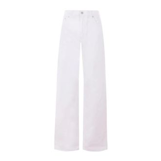 Haikure Korea Wide-Leg Jeans - - Jeans - Damen - Wei&szlig; - W27