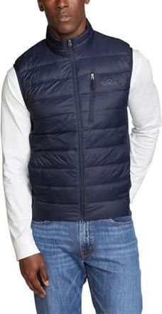 Eddie Bauer Doudoune sans manches pour hommes (bleu, taille L)