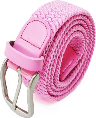 Glamexx24 Elastischer Gürtel für Herren Damen: Unisex Stretchgürtel Geflochtener Dehnbarer Stoffgürtel, Breite 3.5cm, Länge 90cm bis 155cm