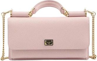 Dolce & Gabbana Femme, Sacs, Rose, Taille: ONE Size Dauphine Top Handle Bag