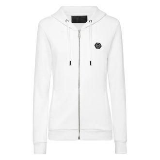Philipp Plein Damen, Sweatshirts & Hoodies, Wei&szlig;, XLGr&ouml;&szlig;e