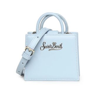 MC2 Saint Barth Hand Ledertasche - - Bags - Damen - Blau - ONE SIZE