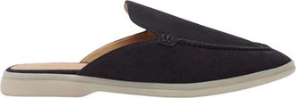 Scarosso Lucrezio Slipper aus blauem Wildleder - - Shoes - Herren - Blau - 42 1/2 EU