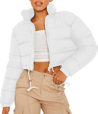 Generic Manteau Femme En Laine Vetement Hiver Femme Short De Couleur Unie Pour Femmes Veste Zippée à Manches Longues Avec Cordon De Serrage Manteau En Laine V