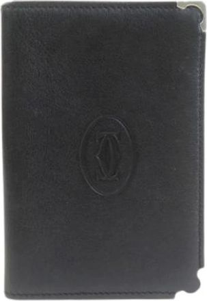 Cartier unisex, Pre-owned, Noir, Taille: ONE Size Portefeuille Vintage Pre-owned