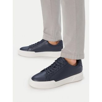 Calvin Klein Sneakers Calvin Klein Chunky Cupsole Laceup Lth Bt Aop HM0HM02070 Dunkelblau