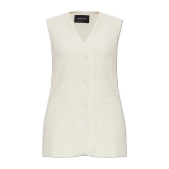Fabiana Filippi Weste mit Einzelschlitz - - Suits - Damen - Beige - S