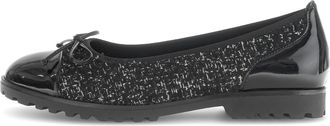Gabor Ballerina Gabor Ballerina schwarz grau Glitzer 74.100.47